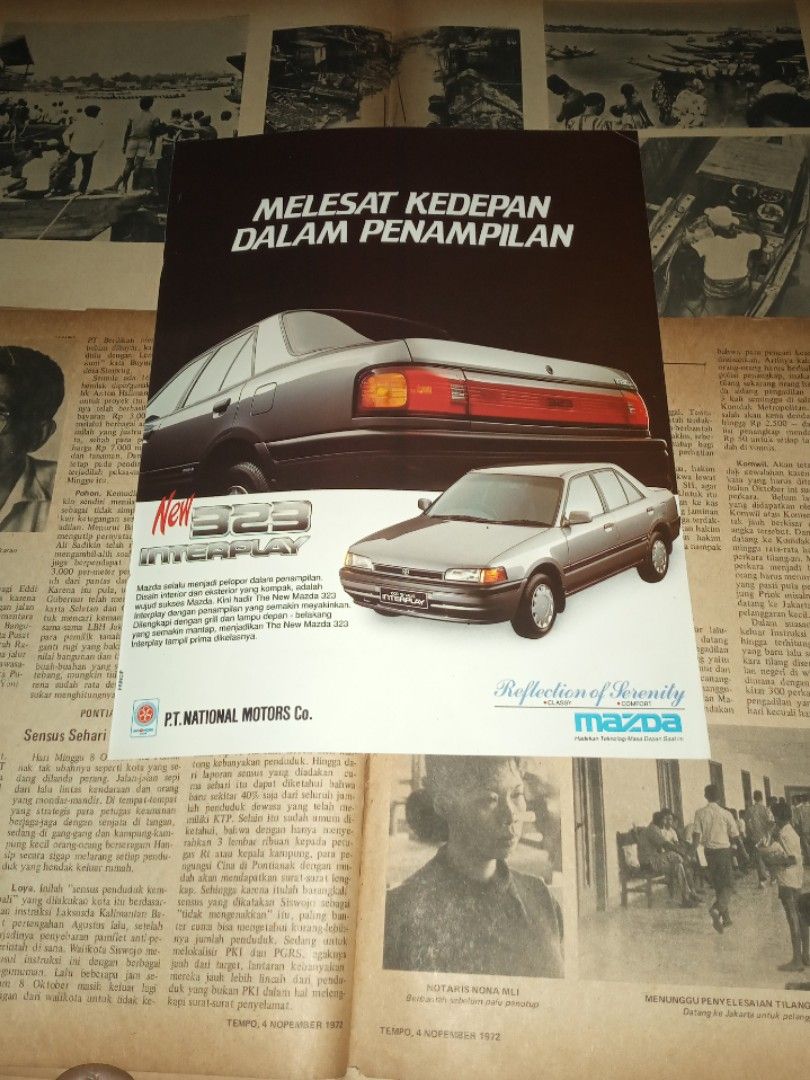 Iklan cetak Jadul Mobil Mazda, Antik, Pajangan di Carousell