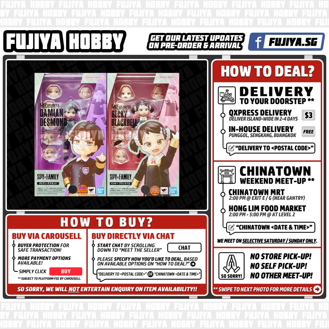 [SALE, IN-STOCK!!] S.H. Figuarts [SHF Spy x Family] Damian Desmond ...