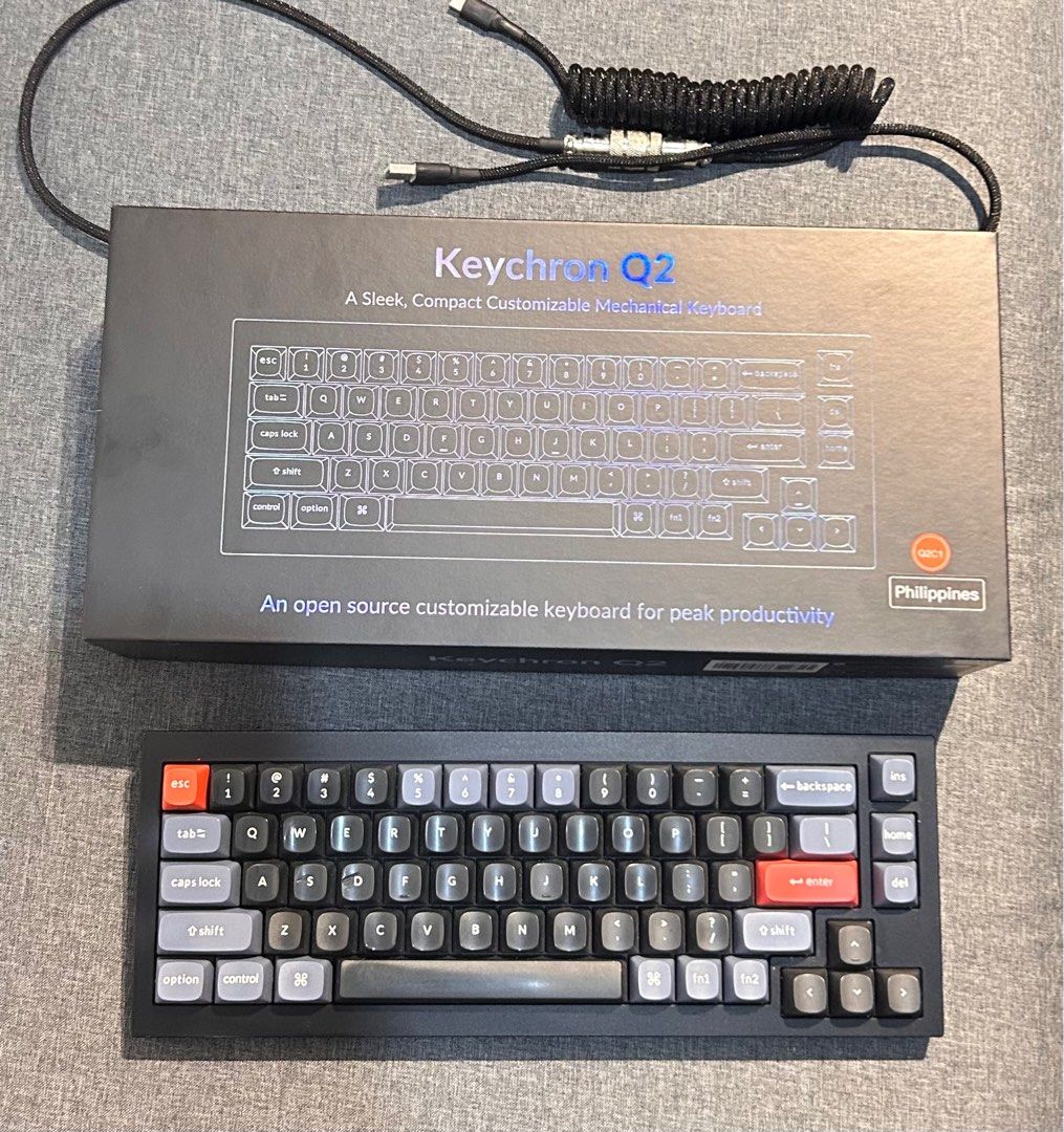 Keychron Q2 Modded, Computers & Tech, Parts & Accessories, Computer Keyboard on Carousell