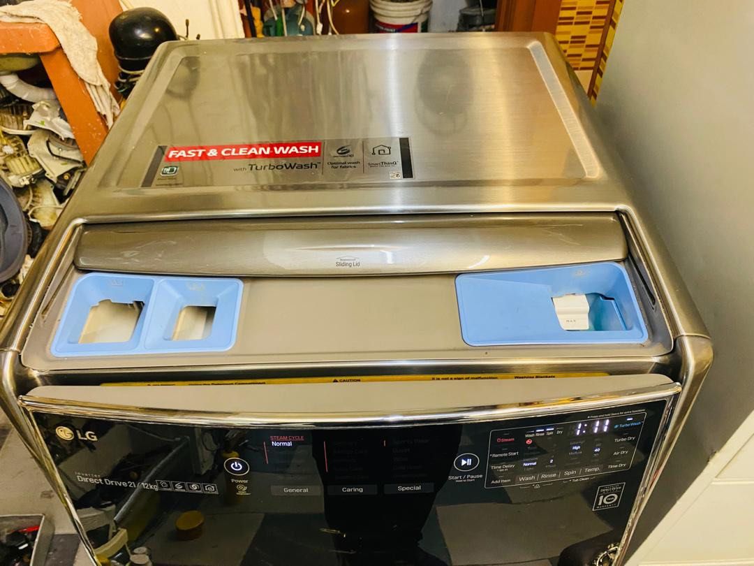 LG 21 kg washer /12 kg drayer, TV & Home Appliances, Washing Machines ...