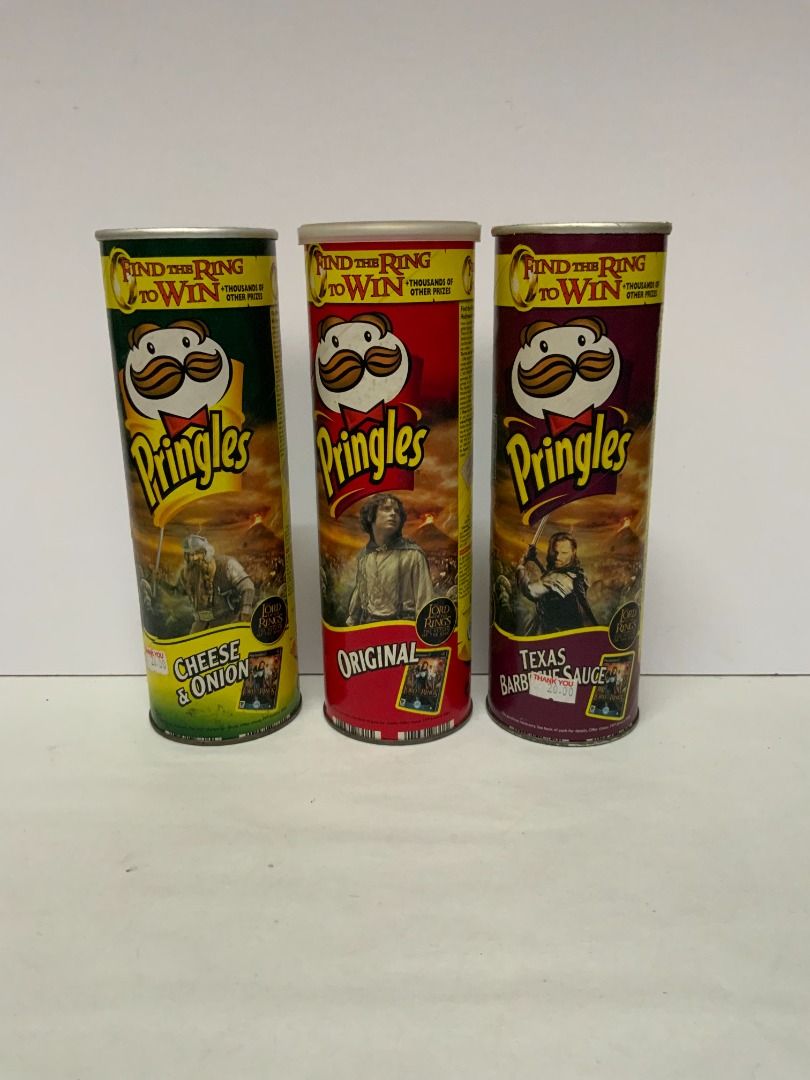 LOTR collectible pringles set of 3, Hobbies & Toys, Collectibles ...
