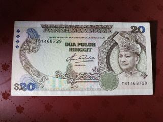 Malaysia 20 ringgit 5th, Hobbies & Toys, Memorabilia & Collectibles ...