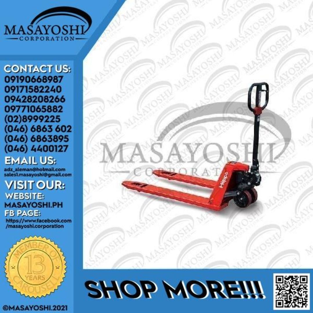 MHE Hand Pallet Truck | HIPPO 30 | Lifting Equipment | Heavy Duty ...