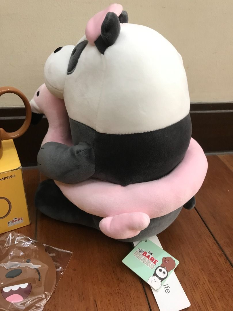 miniso we bare bears panda stuff toy, Hobbies & Toys, Toys & Games on ...