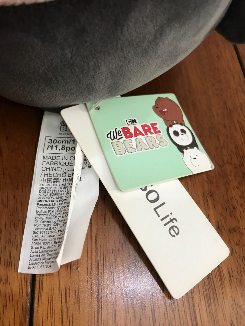 miniso we bare bears panda stuff toy, Hobbies & Toys, Toys & Games on ...