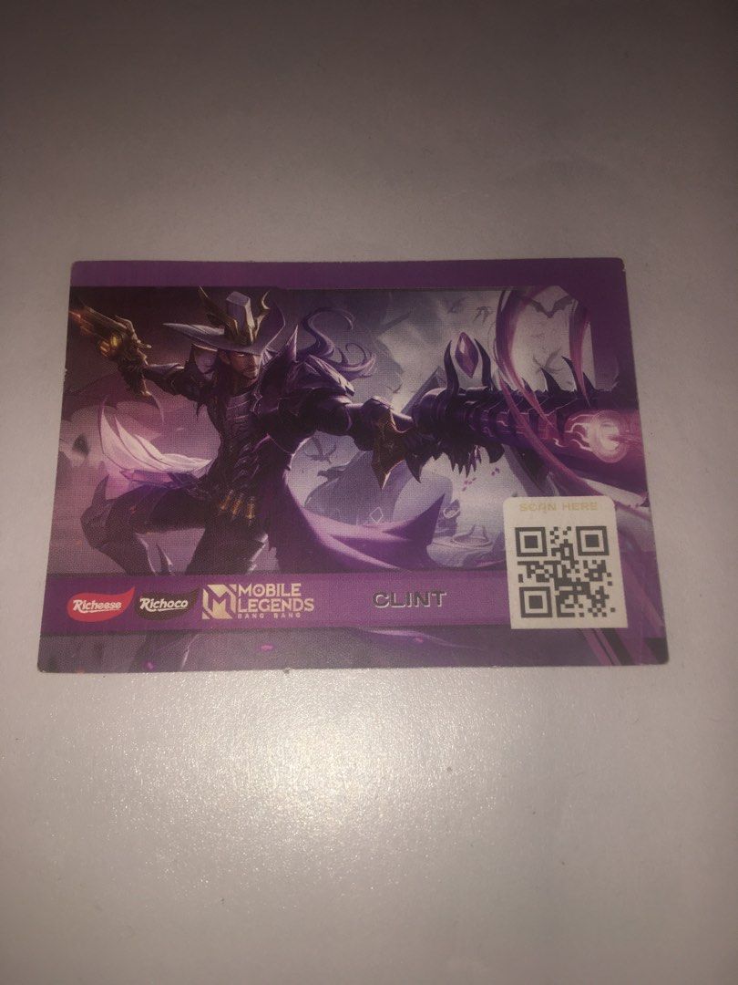 Mobile legends card Clint, Hobbies & Toys, Toys & Games on Carousell