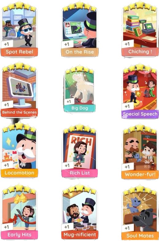 Monopoly Go Sticker 5 Stars (10 Min Delivery), Hobbies & Toys, Toys ...