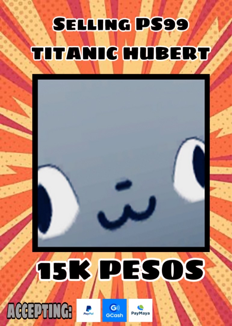 Pet Simulator 99 - TITANIC HUBERT, Video Gaming, Gaming Accessories ...