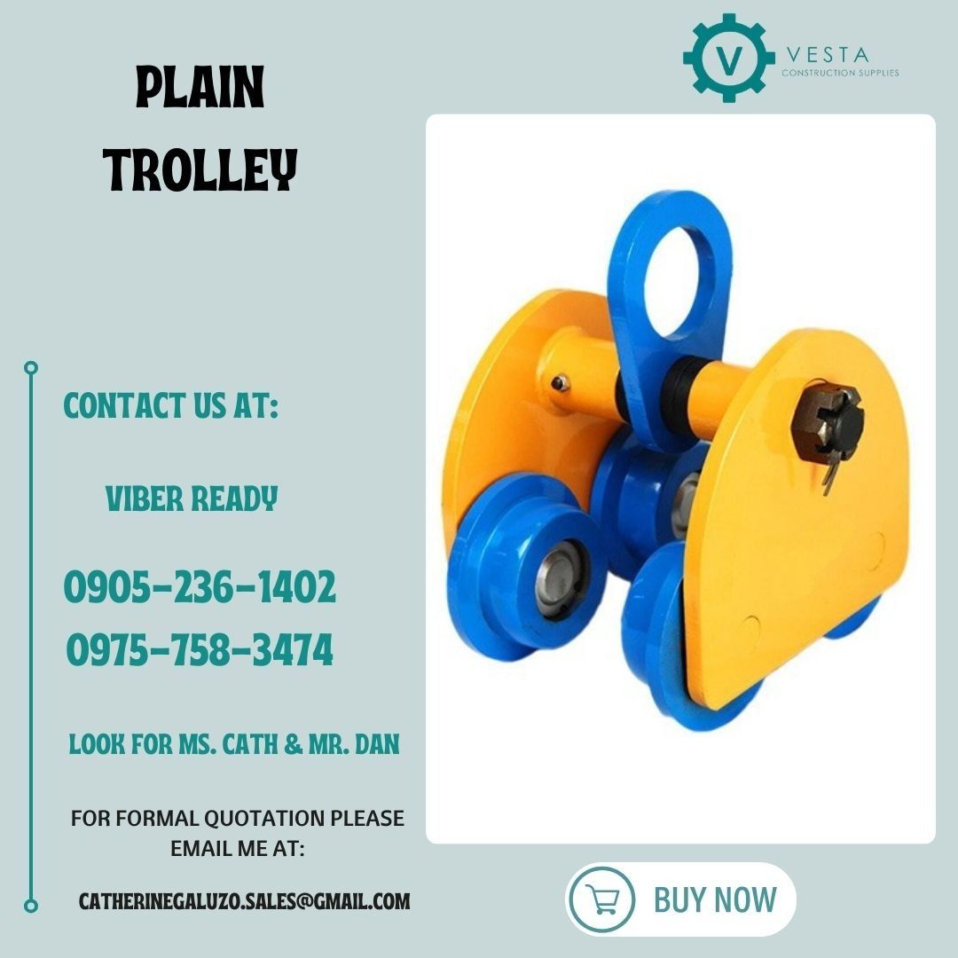 PLAIN TROLLEY, Commercial & Industrial, Construction Tools & Equipment ...