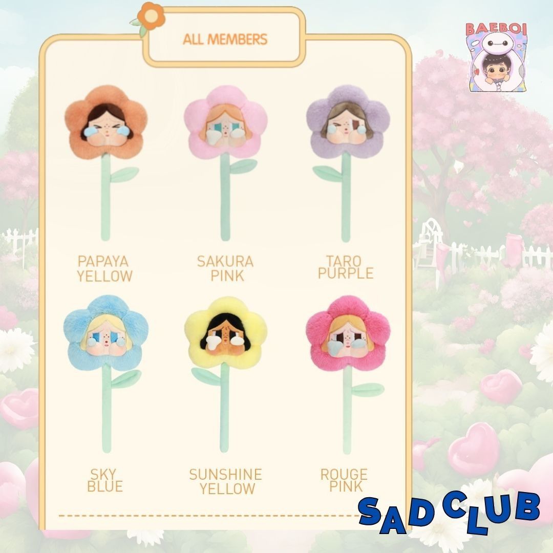 PopMart - Cry Baby Sad Club Plush Flower (Sealed), Hobbies & Toys, Toys ...