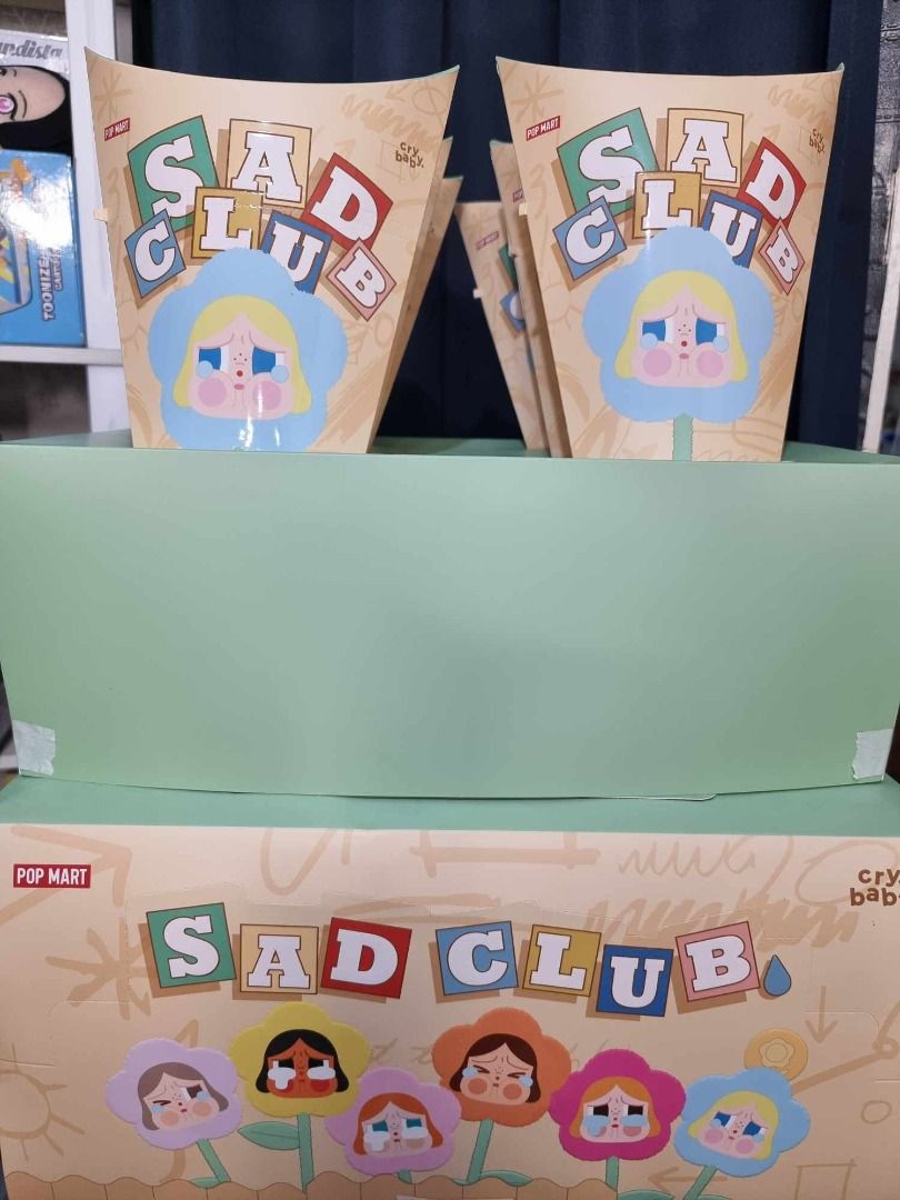 PopMart - Cry Baby Sad Club Plush Flower (Sealed), Hobbies & Toys, Toys ...