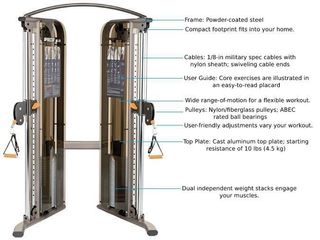 Nautilus Cable Crossover Machine (Commercial), Sports Equipment ...