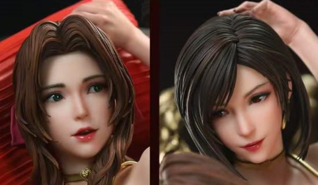 【PRE-ORDER】Light and Dust Studio - Tifa Lockhart & Aerith Gainsborough Final Fantasy Resin ...