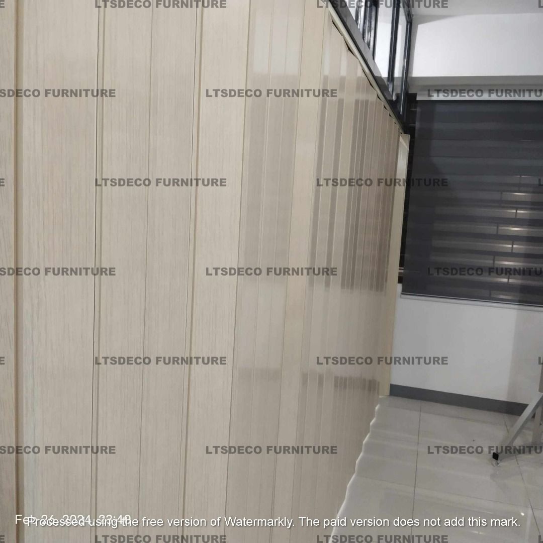 PVC ACCORDION DOOR PARTITION | OFFICE PARTITION | OFFICE FURNITURE, Furniture & Home Living ...