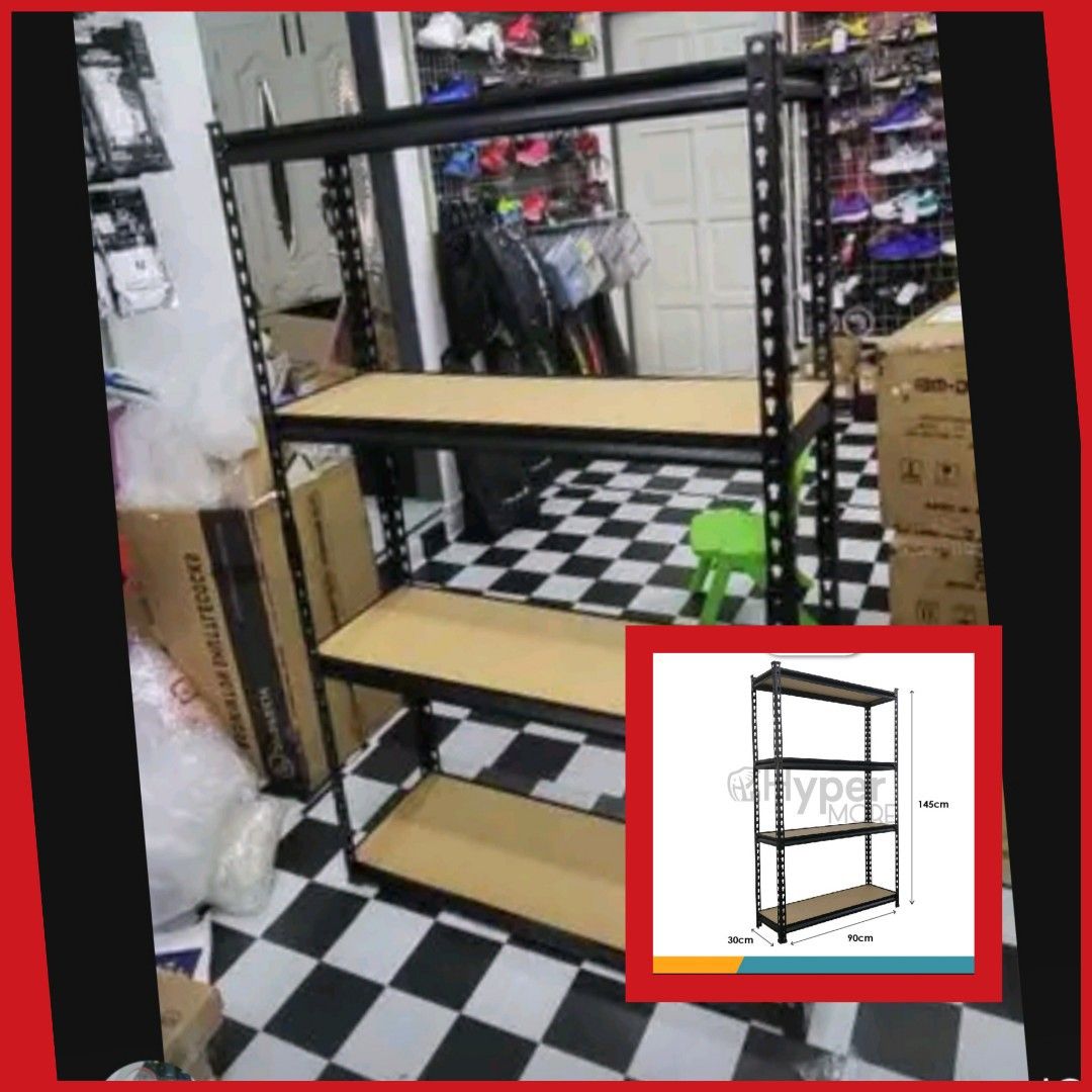 Racks s ba RW rack BESI 4 TINGKAT, Furniture & Home Living, Furniture ...