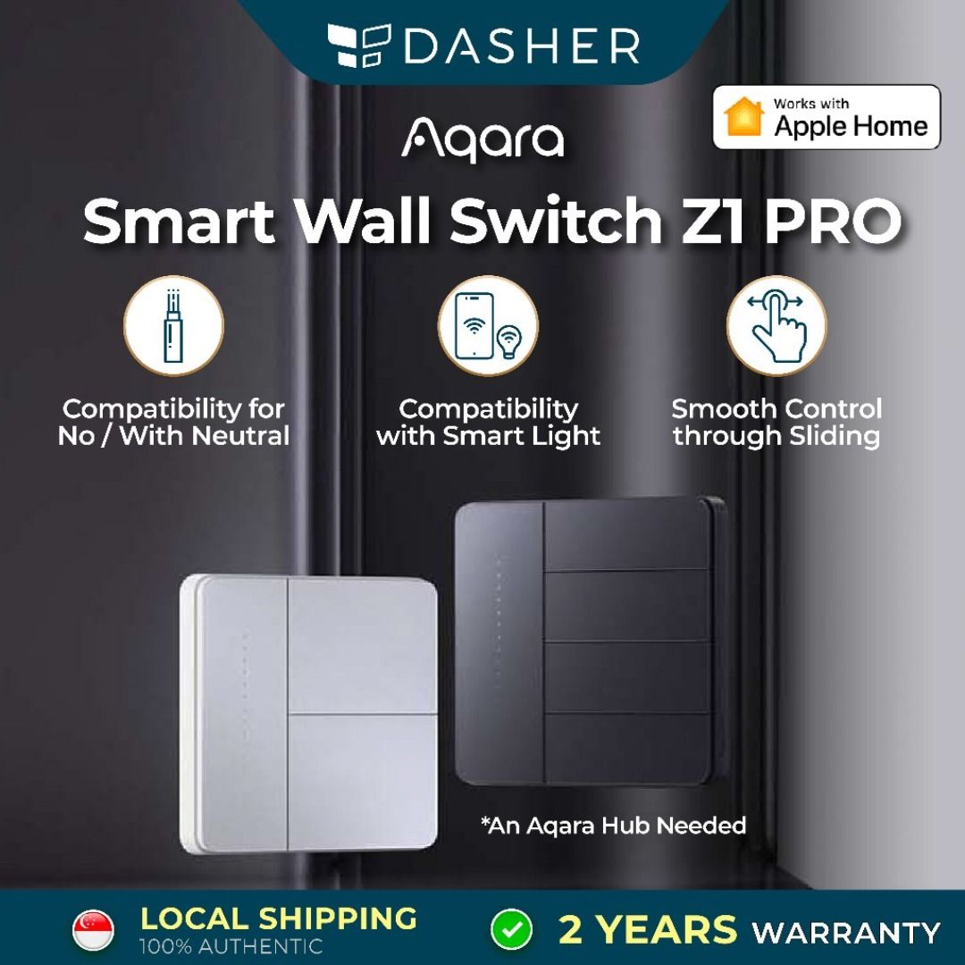 【READY STOCK】【GLOBAL VERSION】Aqara Smart Wall Switch Z1 Pro ...