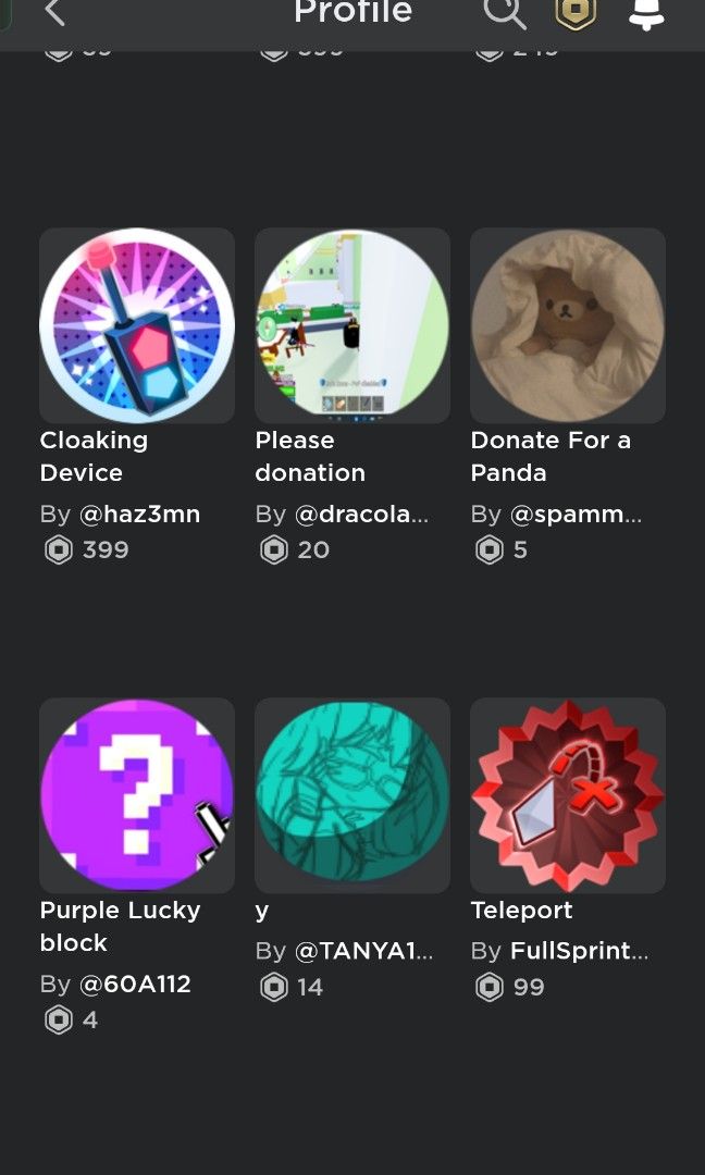 Roblox account, Video Gaming, Video Games, Others on Carousell