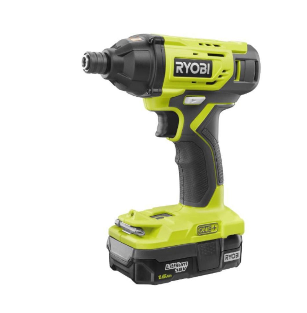 RYOBI P1817 18V Lithium-Ion Cordless 2-Tool Combo Kit w/ Drill/Driver ...