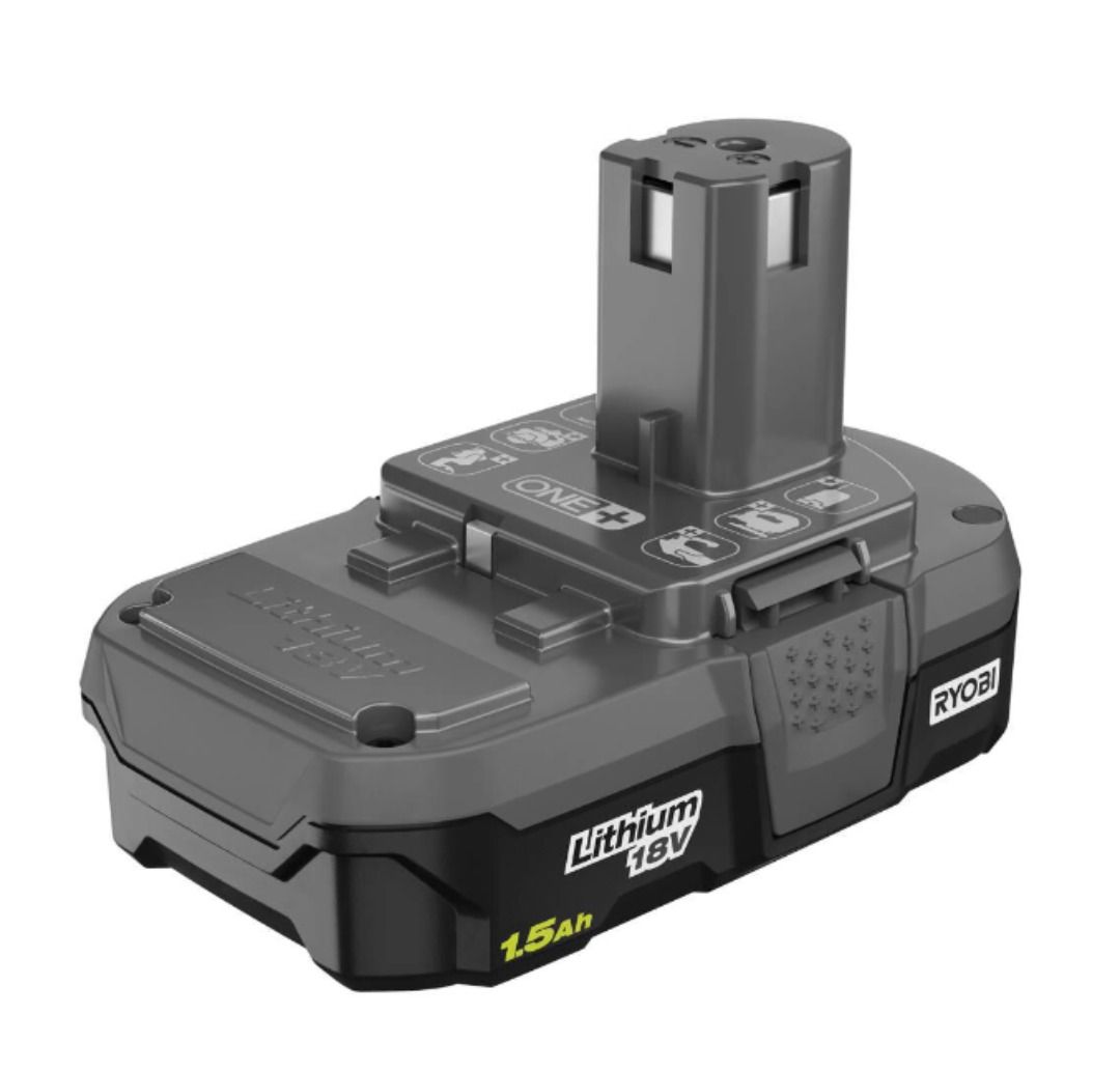 RYOBI P1817 18V Lithium-Ion Cordless 2-Tool Combo Kit w/ Drill/Driver ...