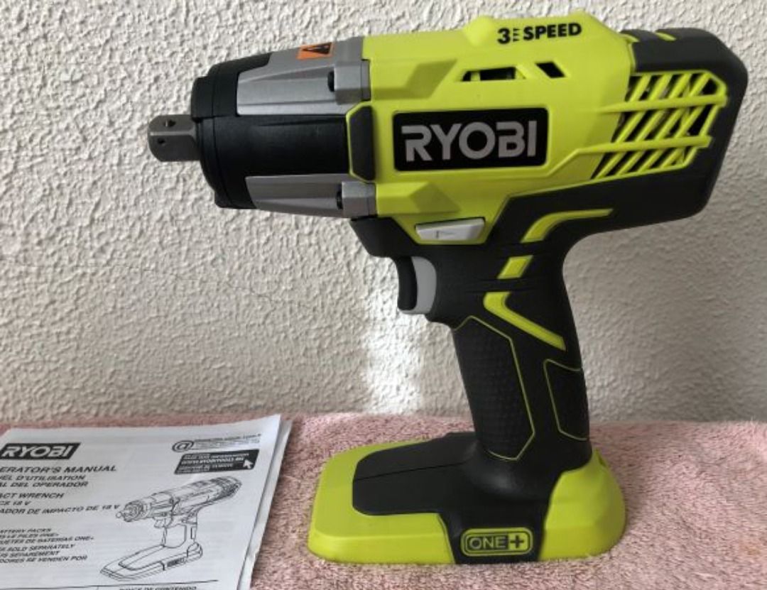 RYOBI P261 18V Cordless 3-Speed 1/2 inch Impact Wrench (Tool Only ...