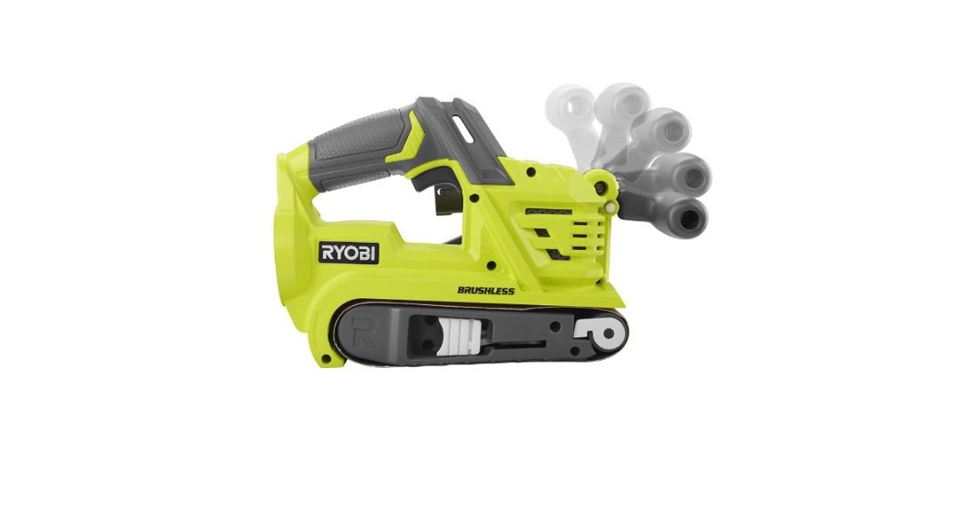 RYOBI P450 18-Volt Cordless Brushless 3 in. x 18 in. Belt Sander (Tool ...