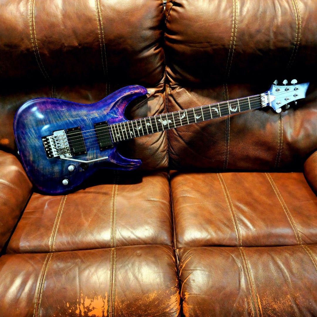 Schecter Damien 6 Platinum FR Modified EMG 81/85 MIK Electric Guitar ...