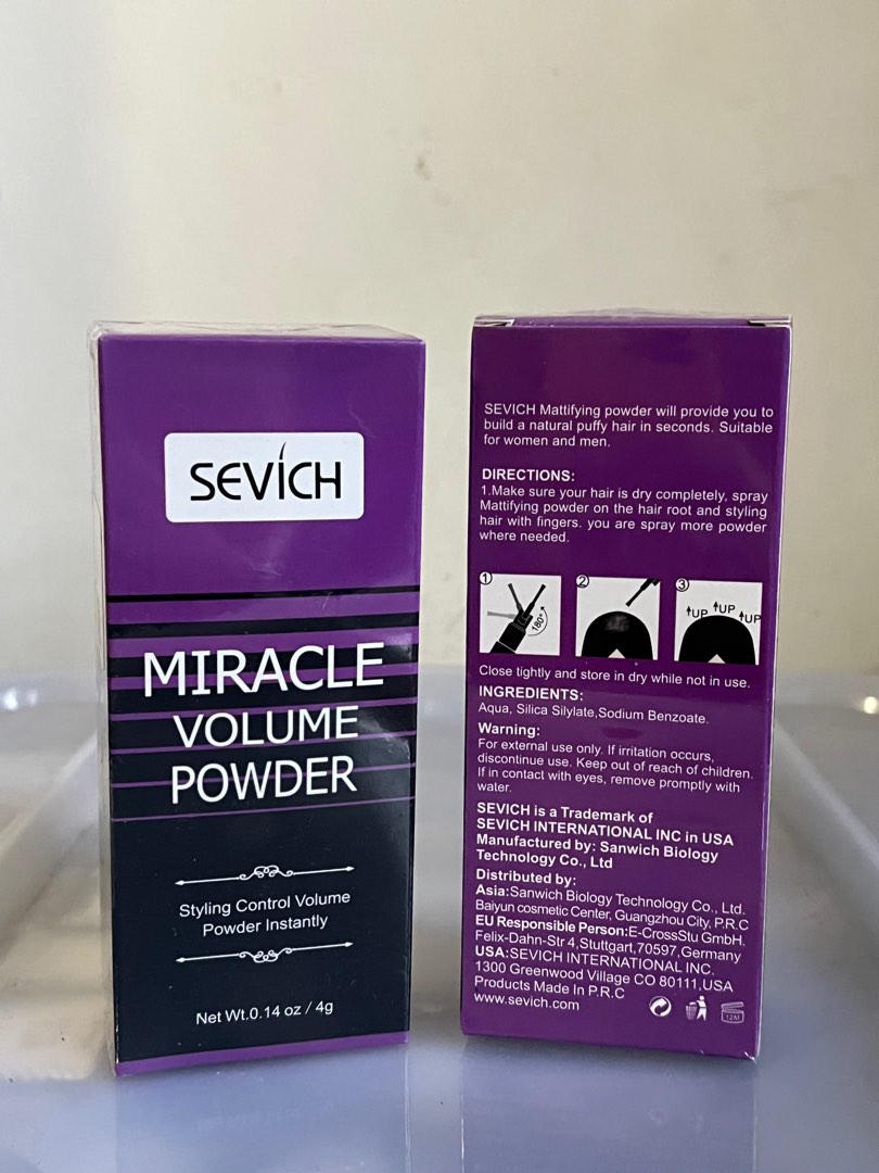 Sevich Miracle Hair Volume Powder Styling Control, Beauty & Personal ...