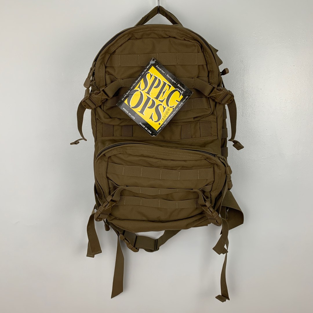 Spec-Ops T.H.E Pack Tactical Coyote Brown Backpack, Men's Fashion, Bags ...