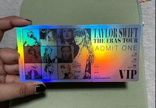 Taylor Swift 2024 VIP souvenir ticket, Hobbies & Toys, Memorabilia ...
