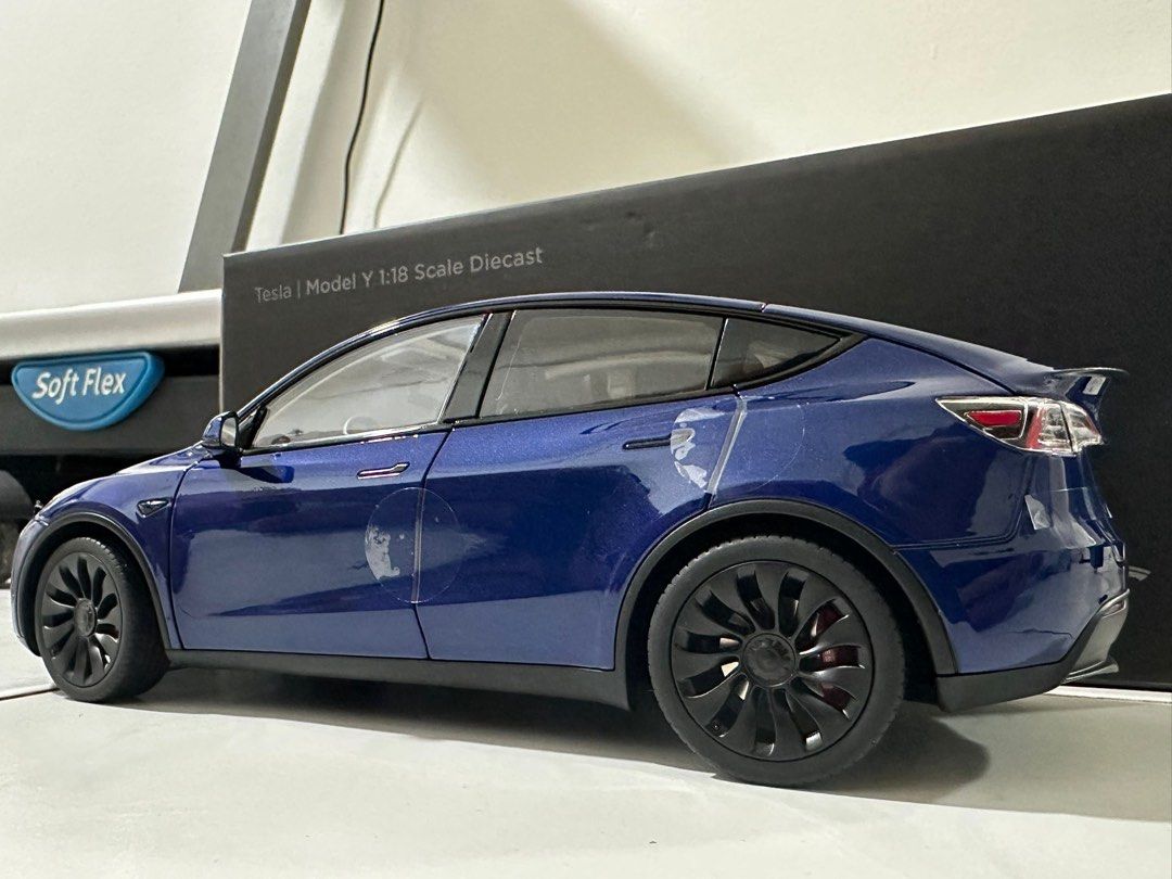 Tesla Model Y 1:18 Diecast Model on Carousell