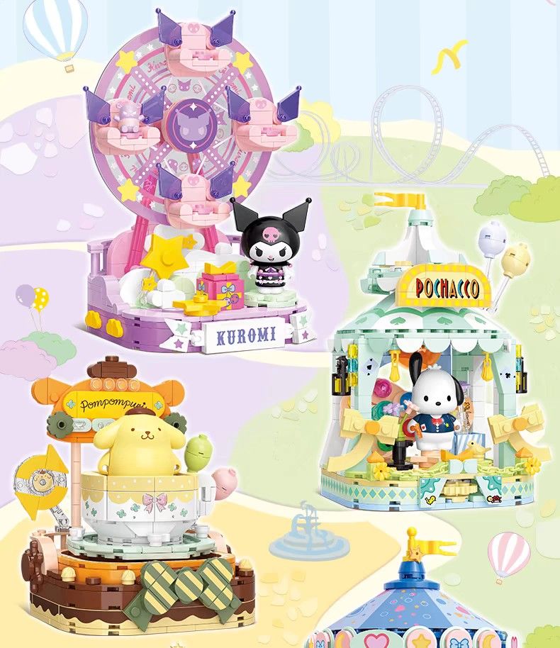 [TOPTOY X SANRIO] SANRIO CHARACTERS FANTASY AMUSEMENT PARK BUILDING ...