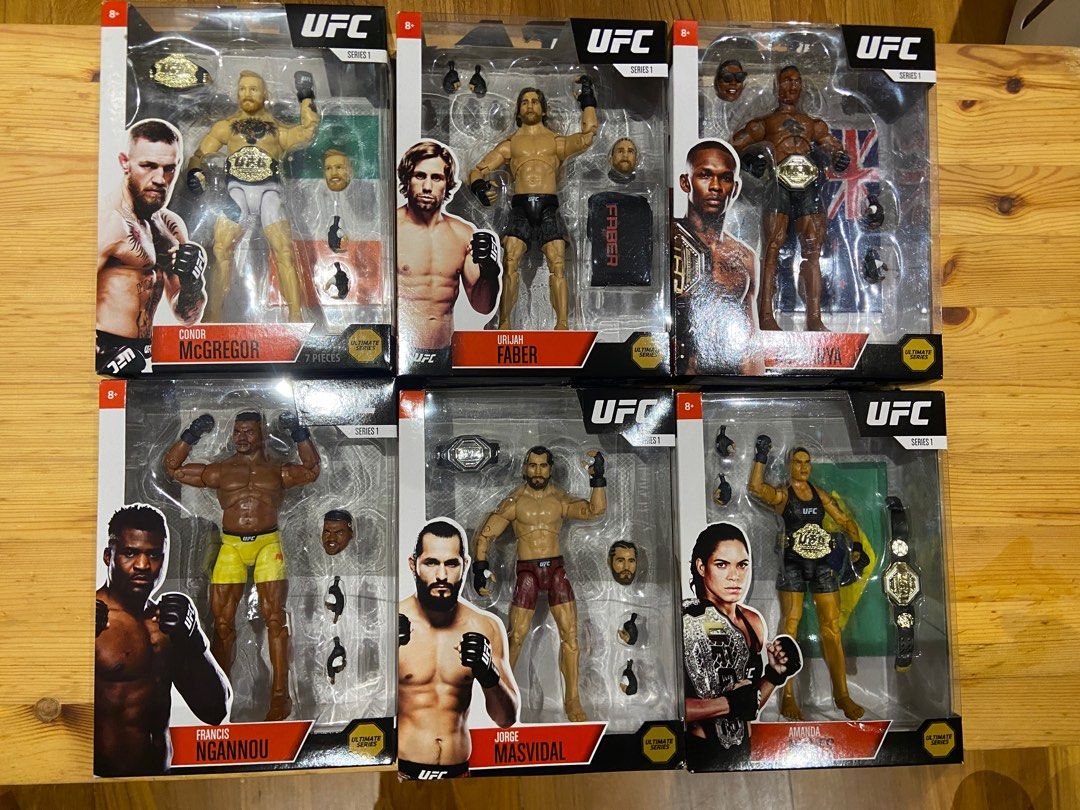 UFC Ultimate Series 1 - Complete Set of 6 Figures incl Conor McGregor ...
