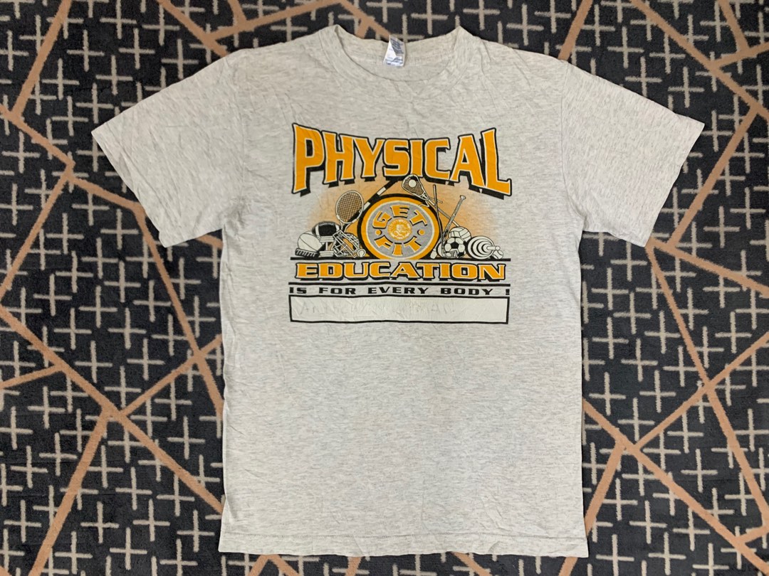 Vtg Physical Education Made In Usa, Men's Fashion, Tops & Sets, Tshirts ...
