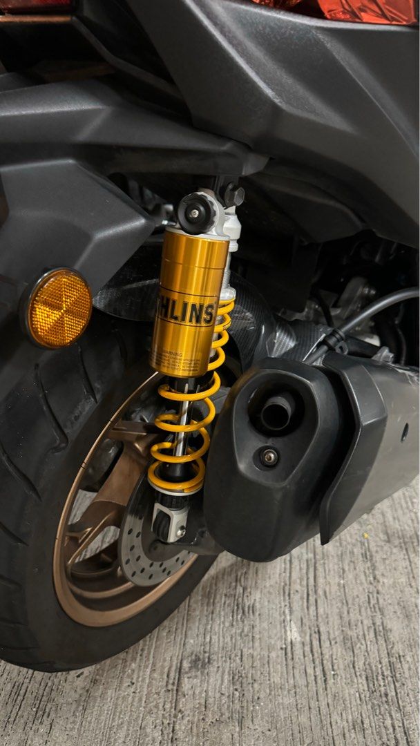 代訂連安裝Yamaha Xmax 300 Ohlins YA241尾避震, 電單車買賣 - Carousell
