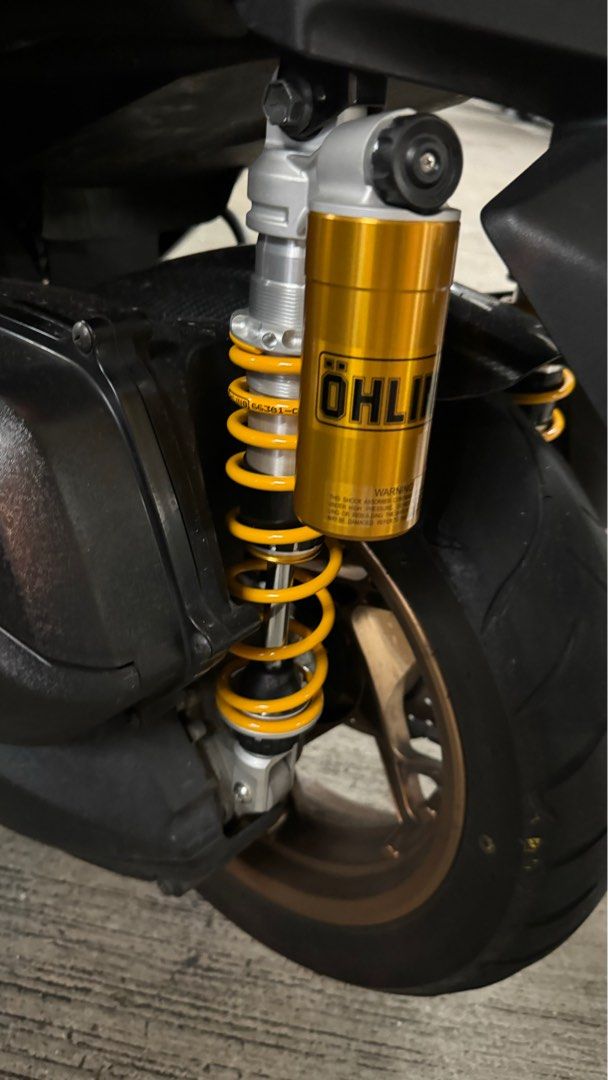 代訂連安裝Yamaha Xmax 300 Ohlins YA241尾避震, 電單車買賣 - Carousell