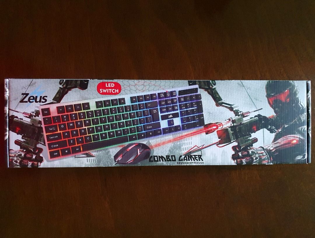 Zeus K001 Gaming Keyboard & Mouse Bundle, Computers & Tech, Parts ...
