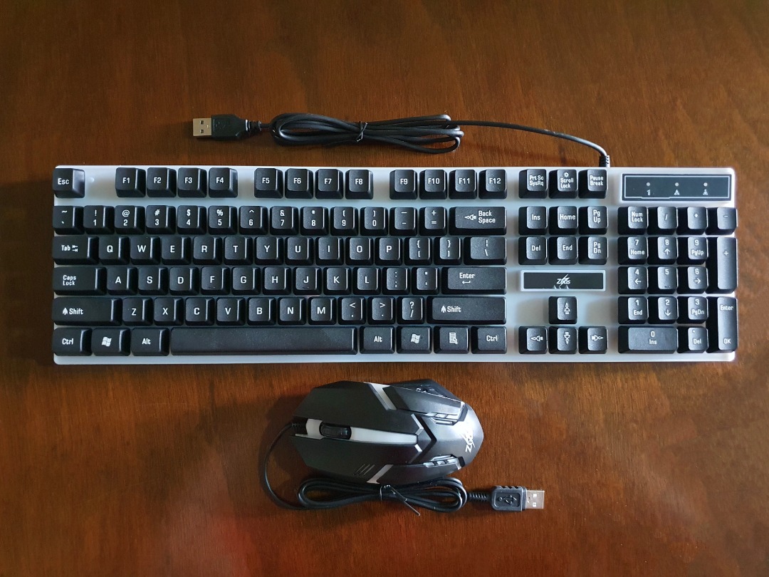 Zeus K001 Gaming Keyboard & Mouse Bundle, Computers & Tech, Parts ...