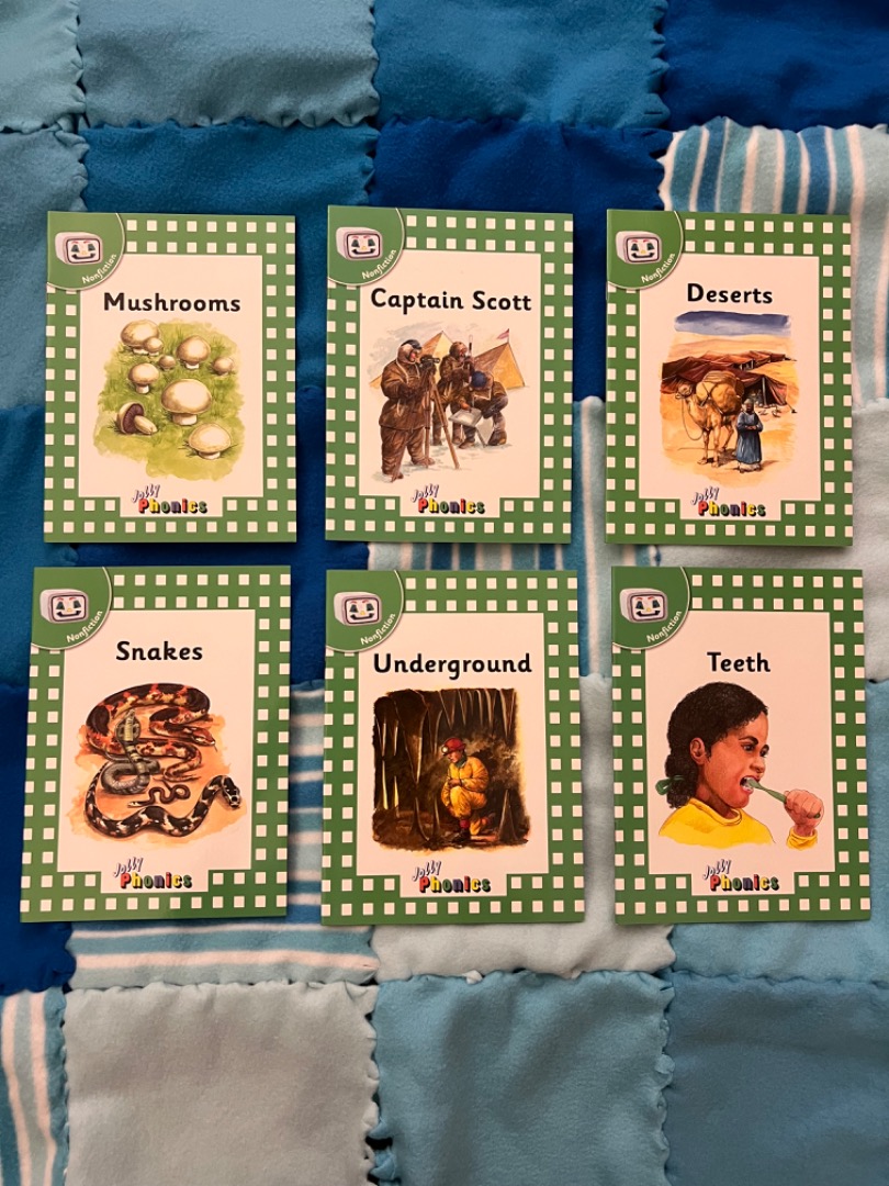 18 Jolly Phonics green level readers: Level 3, Hobbies & Toys, Books ...