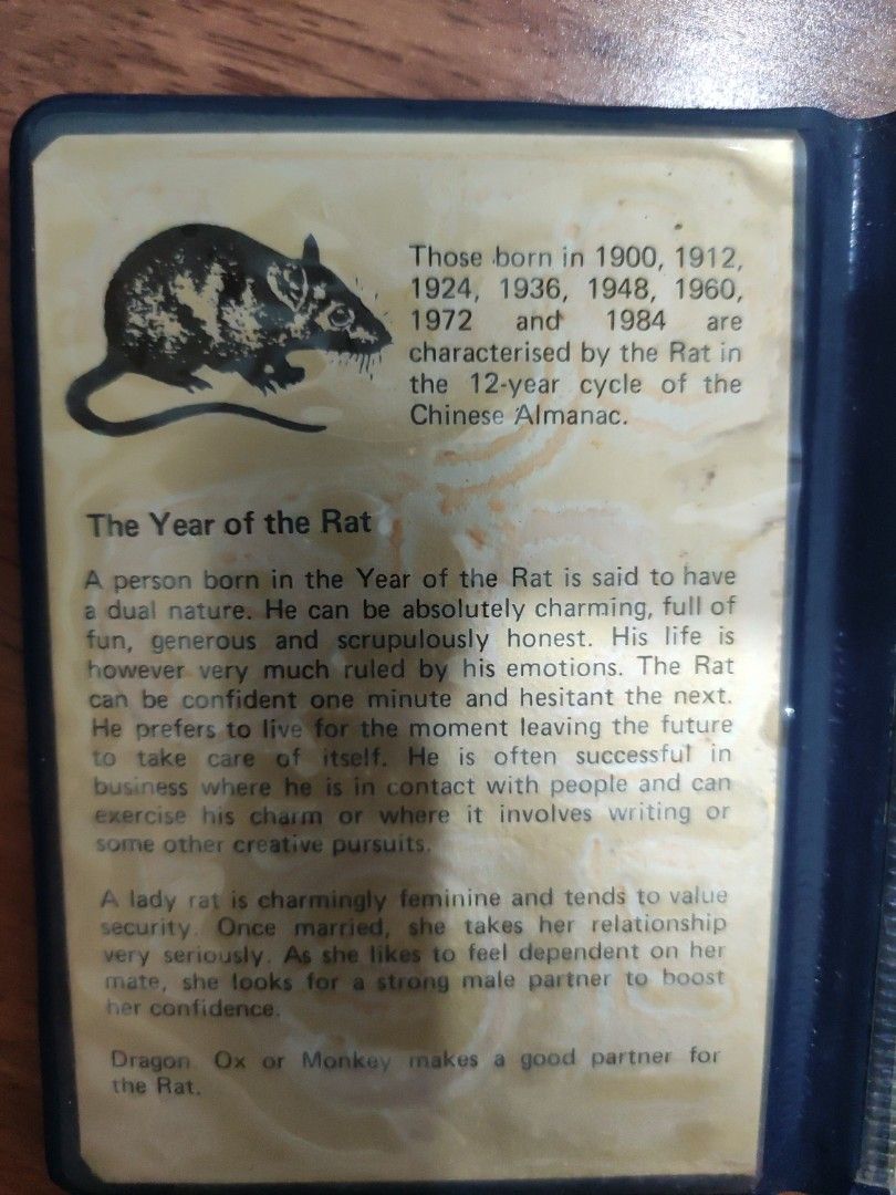 1984 Singapore Uncirculated Coins Set - The year of rat 1984, Hobbies ...