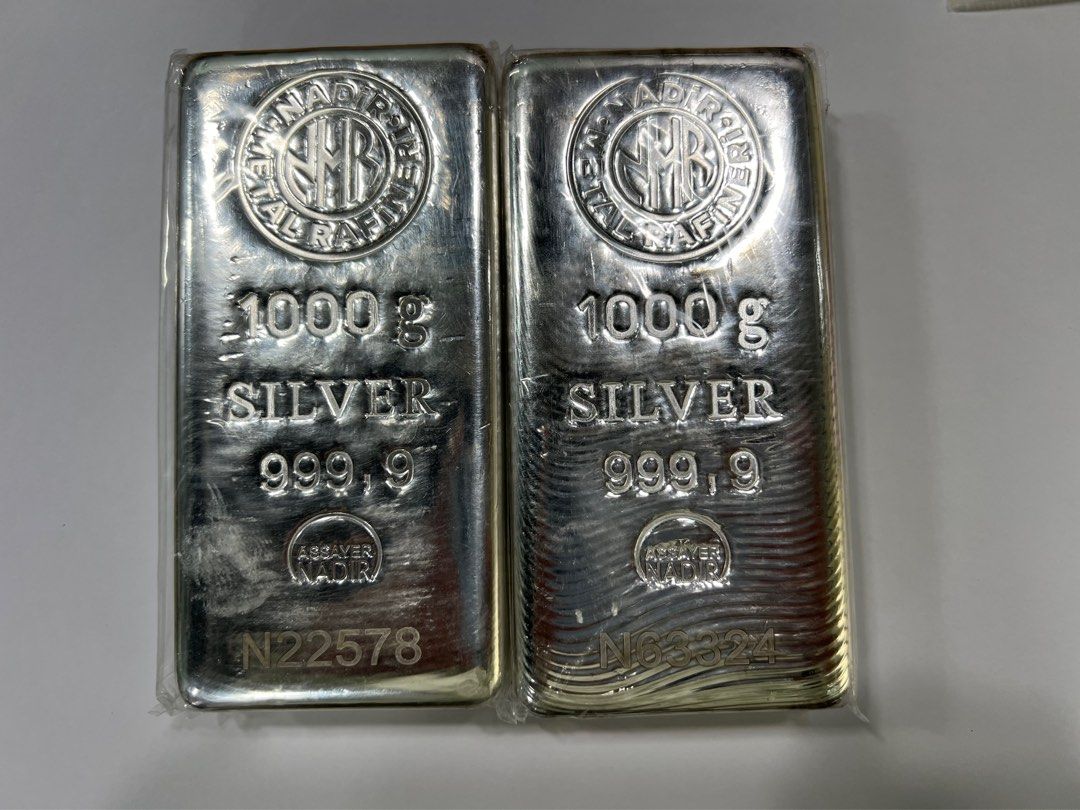 1 kg Nadir Refinery Silver Bar, Hobbies & Toys, Memorabilia ...
