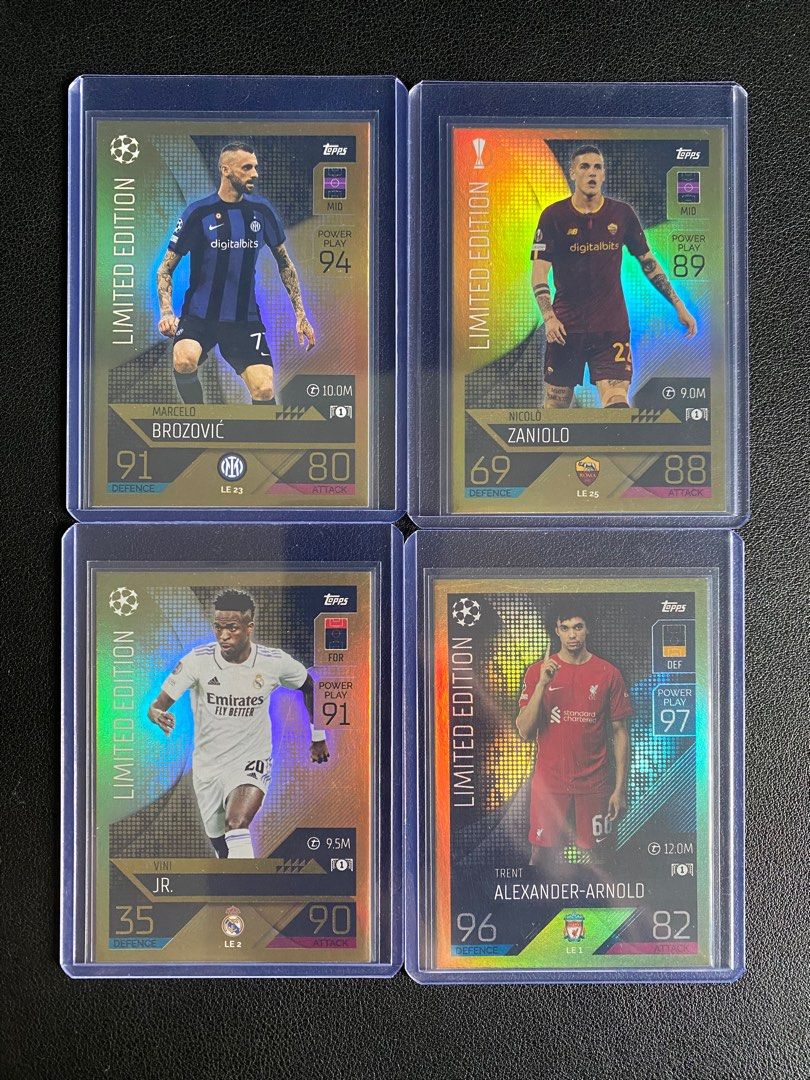 2022 23 Match Attax Limited Edition (Inter Milan, Roma, Real Madrid ...