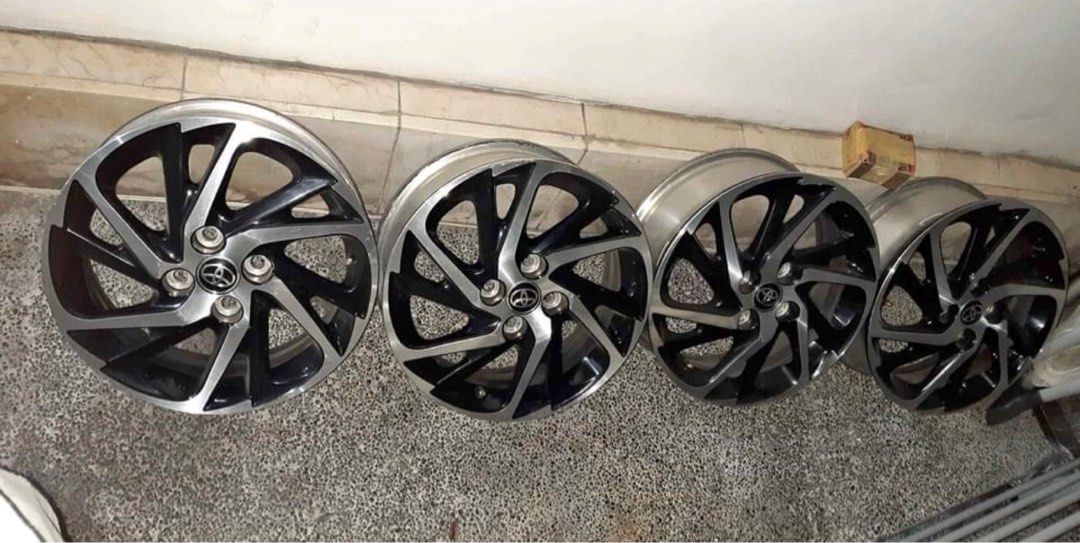 2023 Toyota Vios Mags 15" (no tires), Car Parts & Accessories, Mags and ...