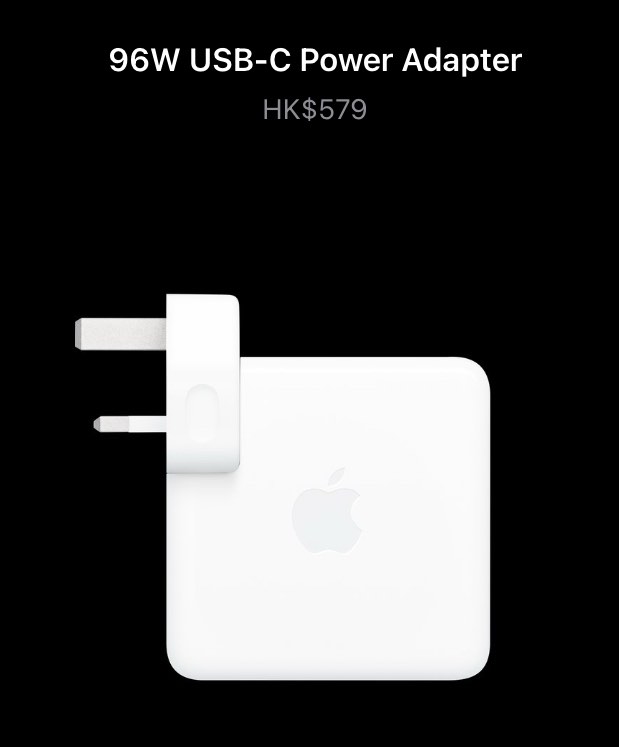 全新 原裝 Apple 96w USB-C 火牛 電源轉換器 Power Adapter A2166 *iPhone 15 Pro / Max ...