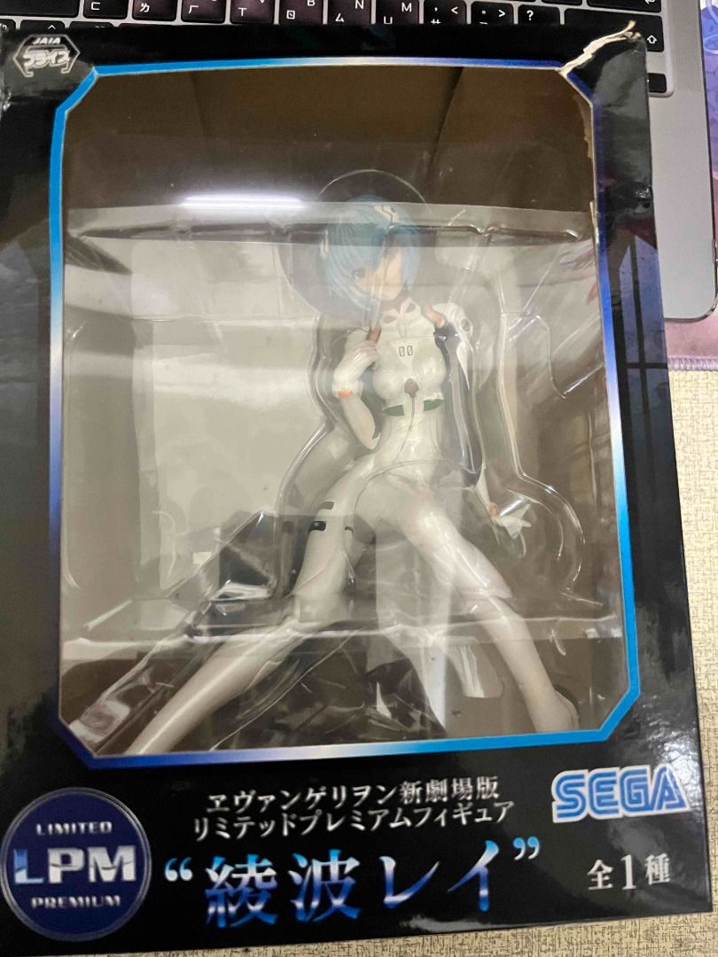 絕版 正版 SEGA LPM 綾波零 EVA新世紀福音戰士 公仔 PVC 景品 手辦 動漫 周邊 玩具 模型 FIGURE, 興趣及遊戲, 玩具與遊戲在旋轉拍賣