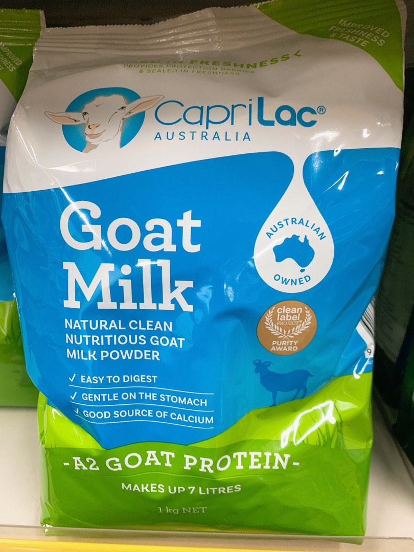 現貨 澳洲Caprilac 全脂即溶山羊奶粉 1kg/1000g袋裝 800g/罐裝 Full Cream Goat Milk Powder ...