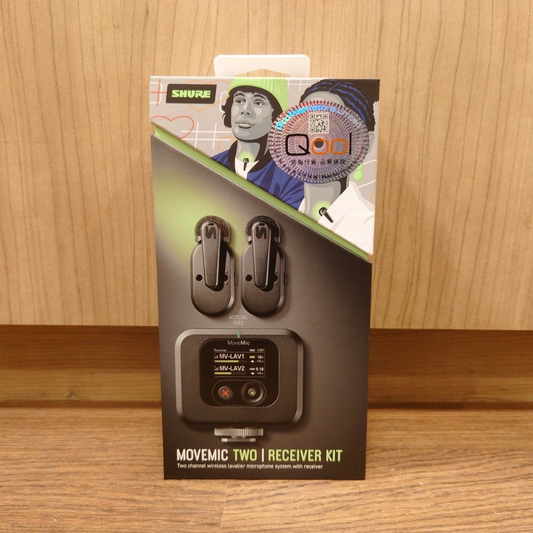 門市全新現貨‼️ Shure MoveMic Two Receiver Kit 附接收器無線領夾式麥克風系統, 音響器材, 咪高風/麥克風 ...