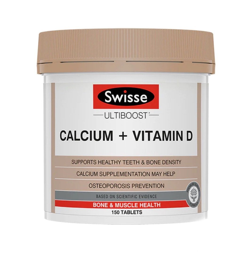 澳洲 SWISSE ULTIBOOST CALCIUM + VITAMIN D 150 TABLETS｜SWISSE 鈣+維他命 D 150粒裝, 健康及營養食用品, 健康補充品, 健康補充品 ...