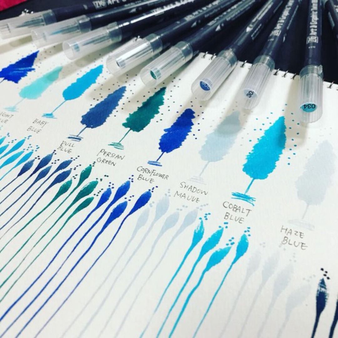 【日本製 ZIG Art & Graphic Twin RB+F 80 色套裝80顏色每組】, 興趣及遊戲, 書本 & 文具, 雜誌及其他 ...