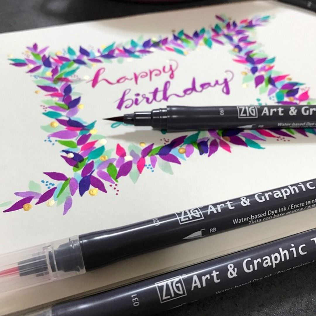 【日本製 ZIG Art & Graphic Twin RB+F 80 色套裝80顏色每組】, 興趣及遊戲, 書本 & 文具, 雜誌及其他 ...