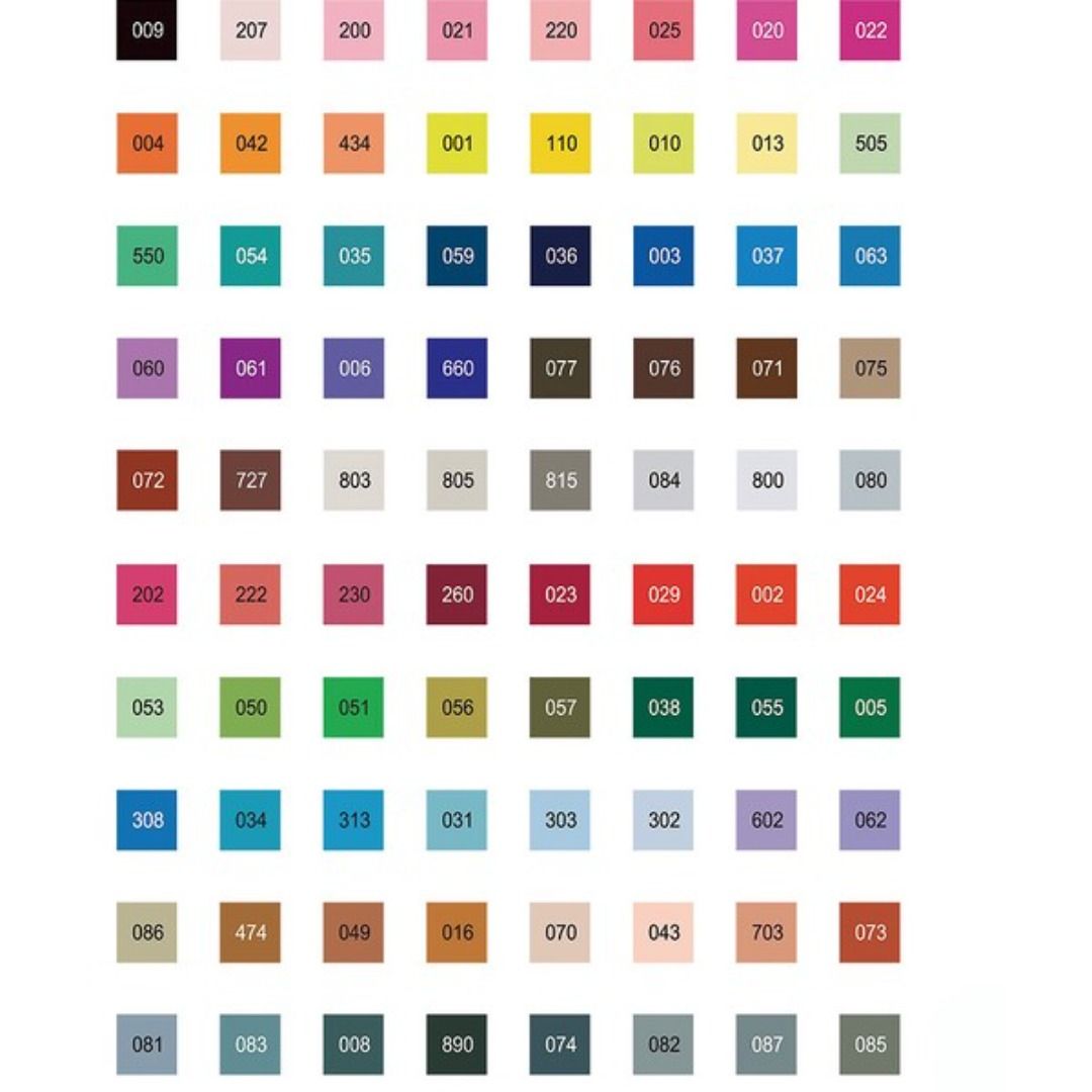 【日本製 ZIG Art & Graphic Twin RB+F 80 色套裝80顏色每組】, 興趣及遊戲, 書本 & 文具, 雜誌及其他 ...